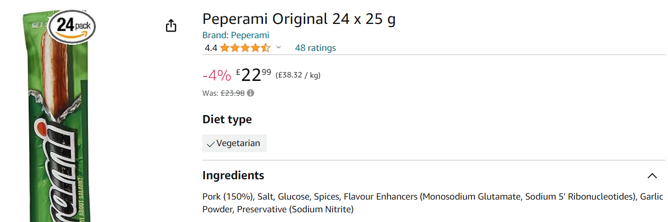 It's alright, try the new Peperami.. it's 150% Pork and - #245147129 ...