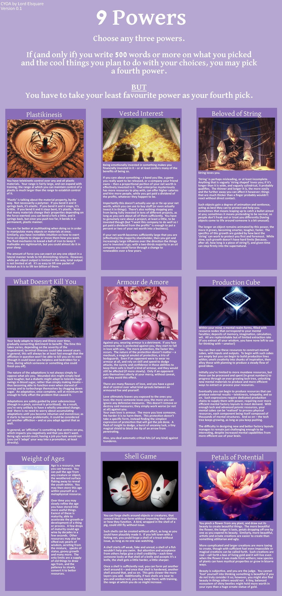 cyoa: cyoa: Create Your Own Adventures!