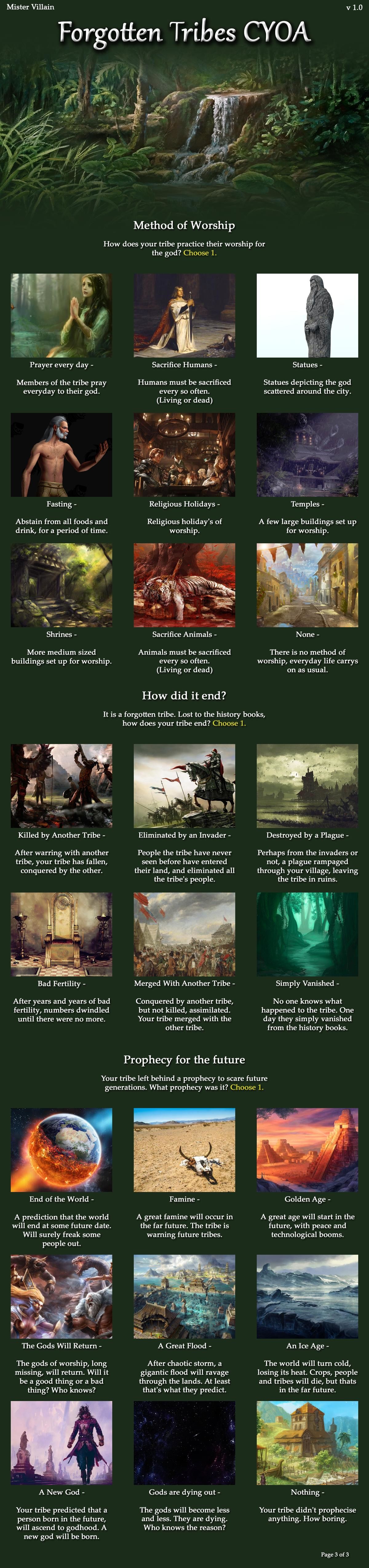 cyoa: cyoa: Create Your Own Adventures!