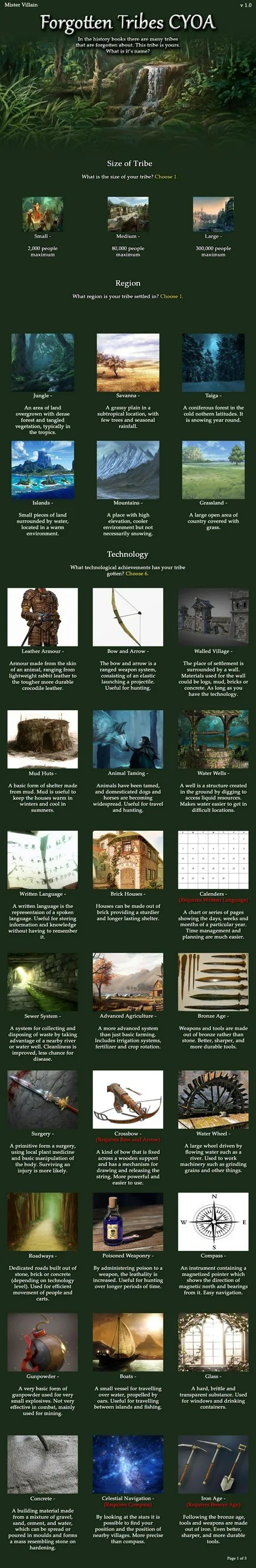 cyoa: cyoa: Create Your Own Adventures!