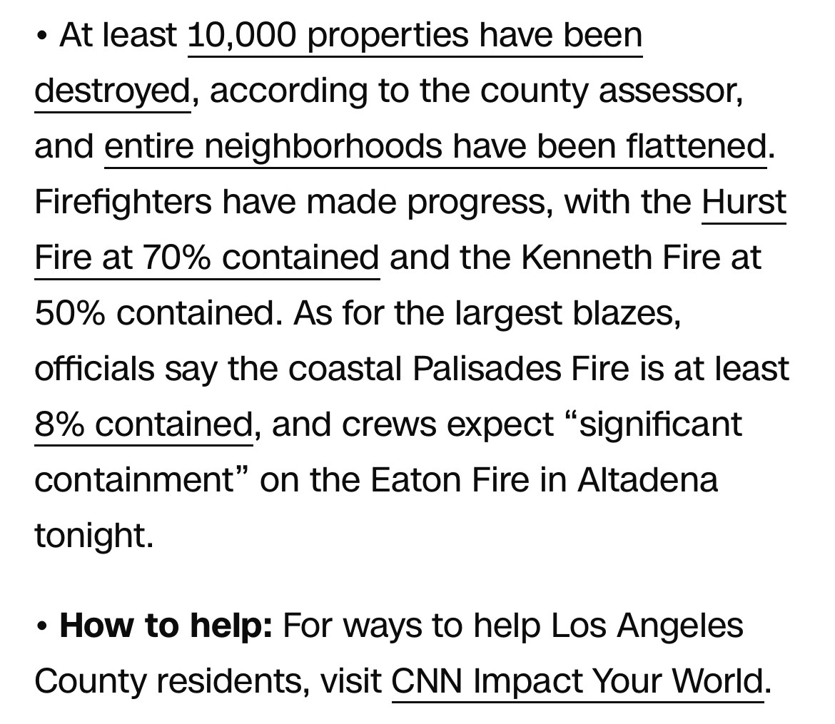 January 2025 Southern California wildfires