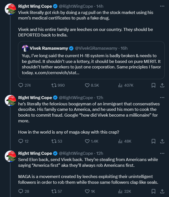 When the libtard actually has the best take on Vivek/Musk